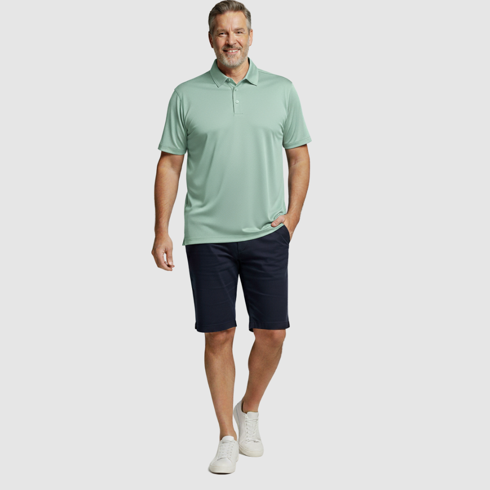 Big Men's Plus Sized Fairway Jacquard Polo – Ron Bennett Big Men's Clothing
