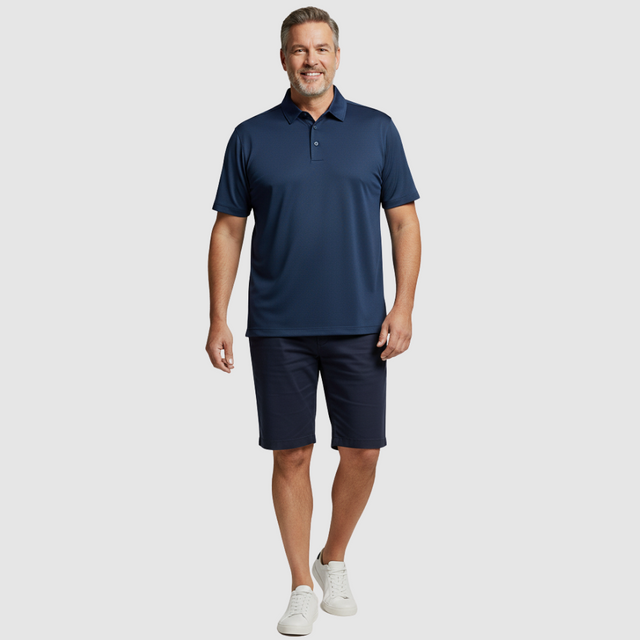 Big Men's Plus Sized Fairway Jacquard Polo – Ron Bennett Big Men's Clothing